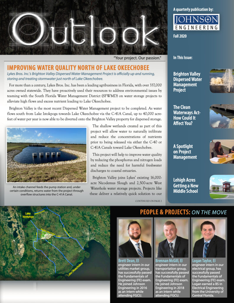Outlook Newsletter – Johnson Engineering